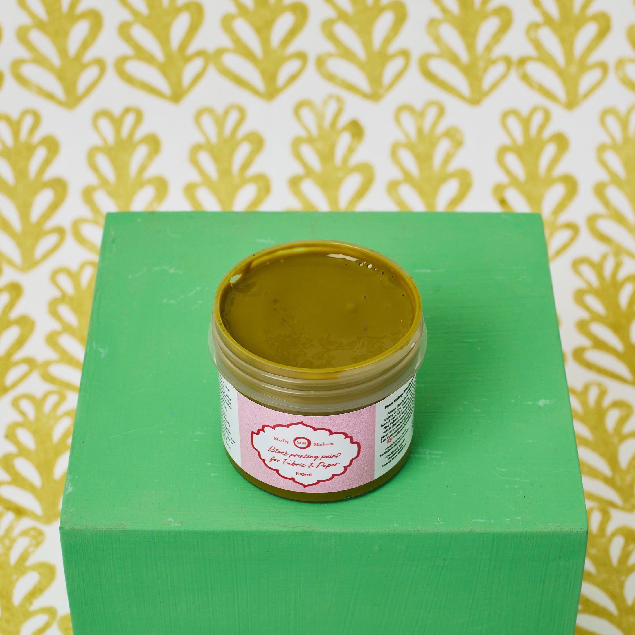 Block Printing Paint Sap Green – Molly Mahon